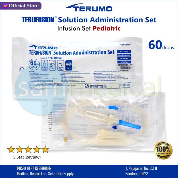Terumo Terufusion / Infusion Set Pediatric 60 drops | Lazada Indonesia
