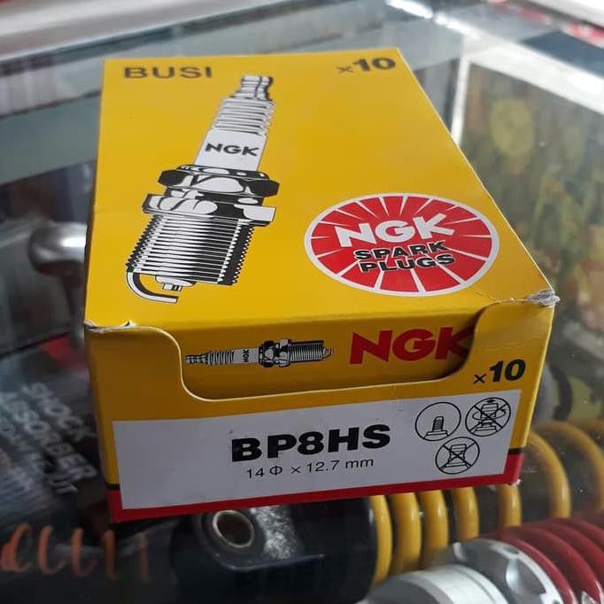 Busi Ngk BP8HS isi 10 (sepuluh) Busi 2TakYamaha Force 1 F1zr Sigma Alfa ...