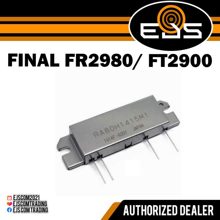 ORIGINAL FINAL RA80H1415M1 JAPAN FOR YAESU FT-2900R | Lazada PH
