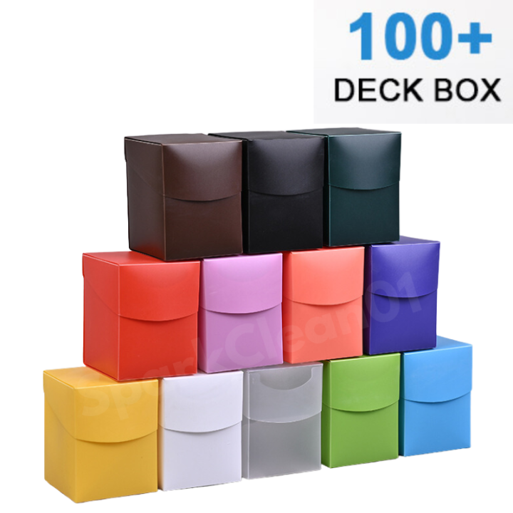 TCG Deck Box 100+ No Logo Deckbox Card Storage Box Holder Case Sleeve ...