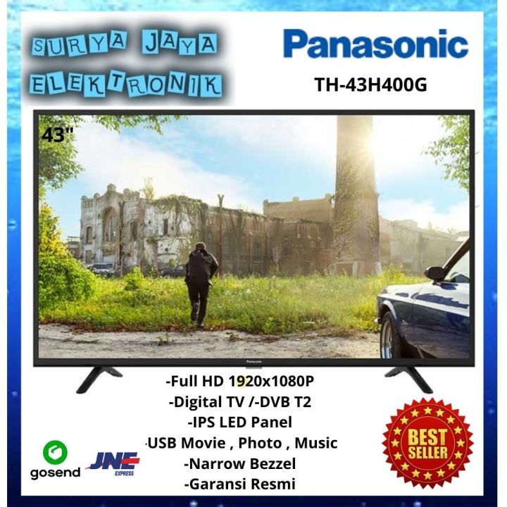 Panasonic LED TV 43 Inch TH-43H400G Narrow Bezzel Digital TV | Lazada ...