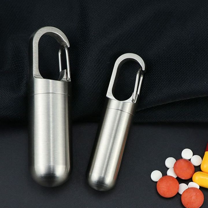 WPRA Women Sealed Hang Buckle Medicine Tablet Container Outdoor ...