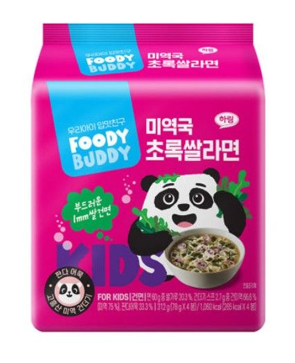 [FOODY BUDDY] Korean Healthy Kids Noodles 4EA / Non-Fried Noodles for ...