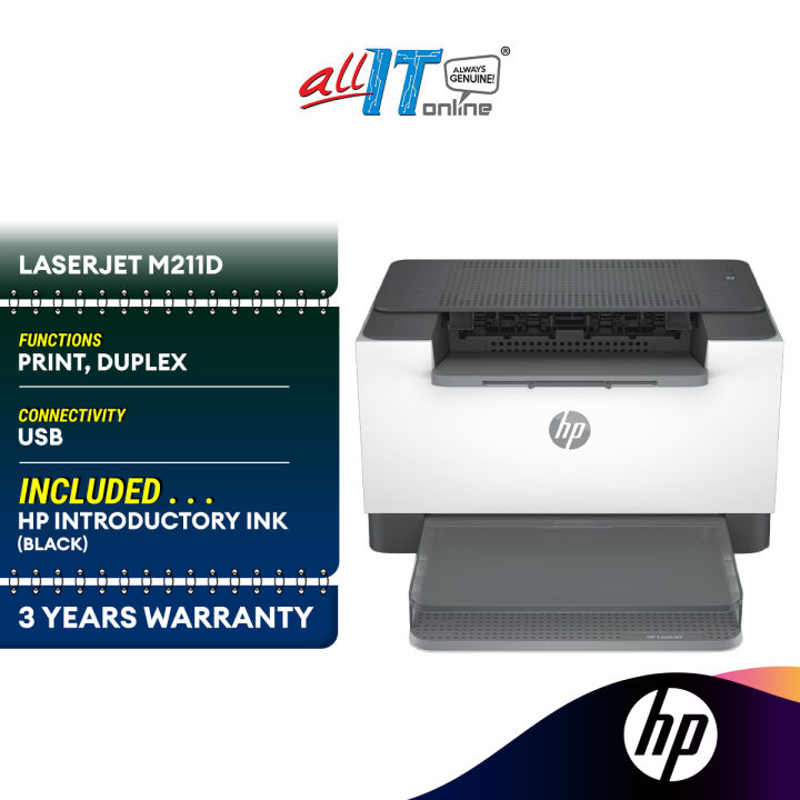 HP LaserJet M211dw/M211d Printer (USB/ Wi-Fi*/Ethernet*) - 9YF83A ...