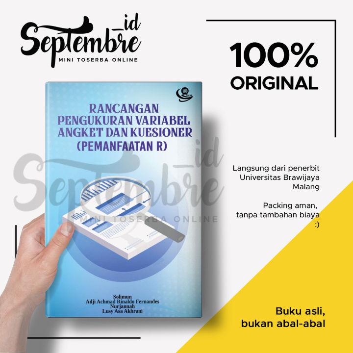 Buku Original Rancangan Pengukuran Variabel: Angket dan Kuesioner ...