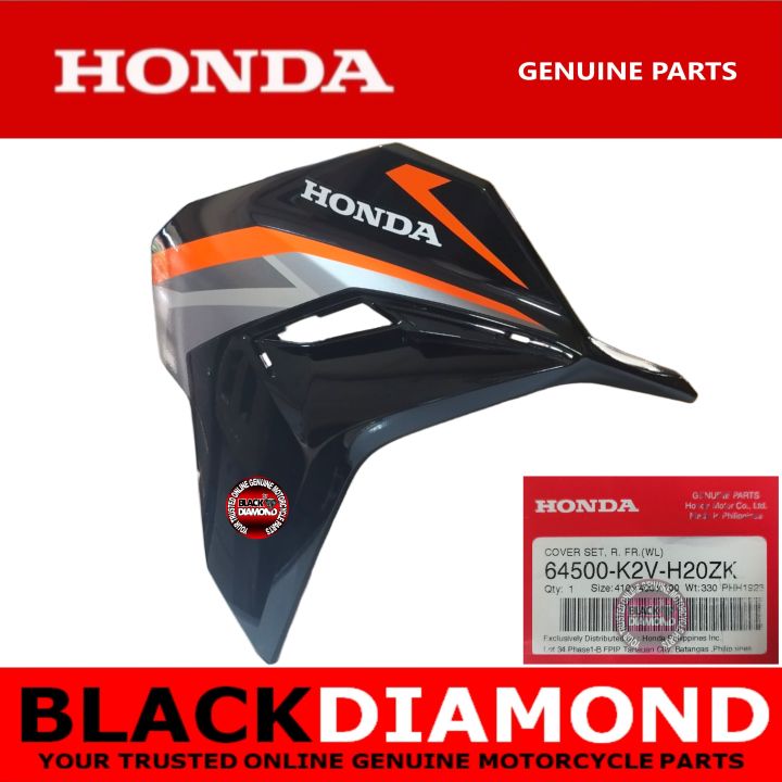 JOEY - ORIGINAL HONDA CLICK 125i VERSION 3 | FRONT SIDE COVER, OBSEDIAN ...