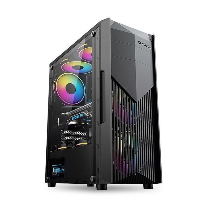 Casing Raptor Strike 1650 Free 2 Fan RGB ATX | Lazada Indonesia