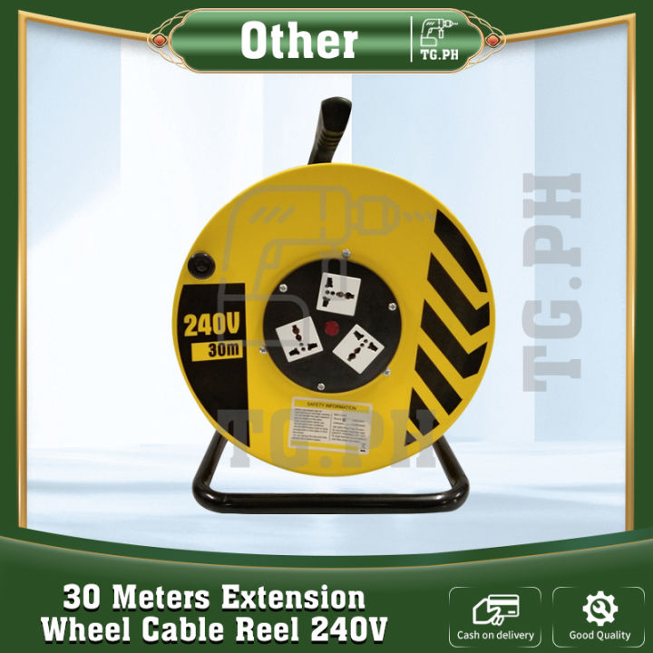 EXTENSION WHEEL CABLE REEL 30M | Lazada PH