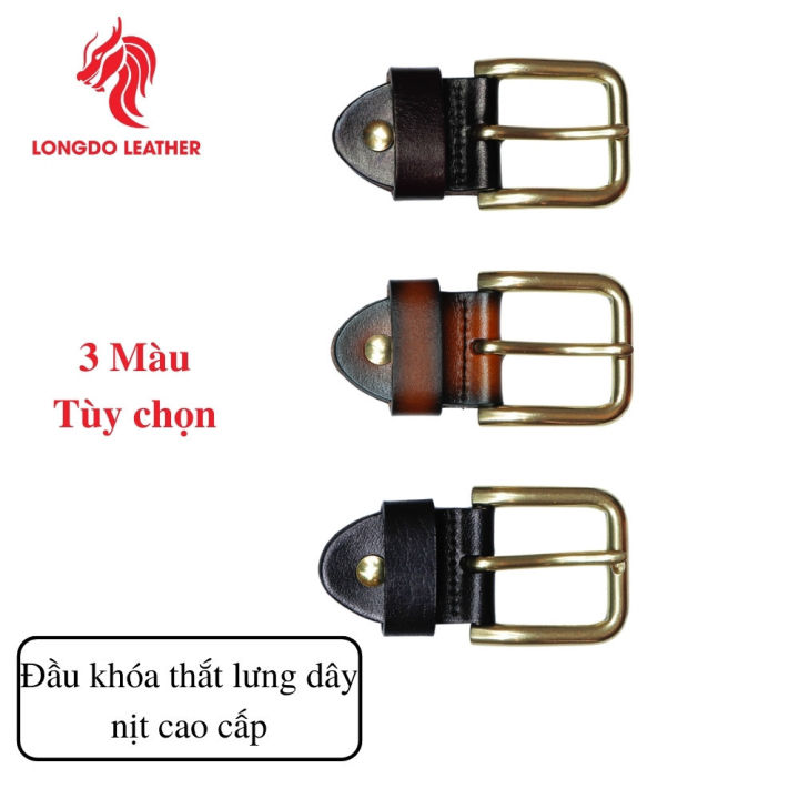 Đầu thắt lưng nam đồng đúc bản dây 3.8cm đầy đủ phụ kiện thương hiệu ...