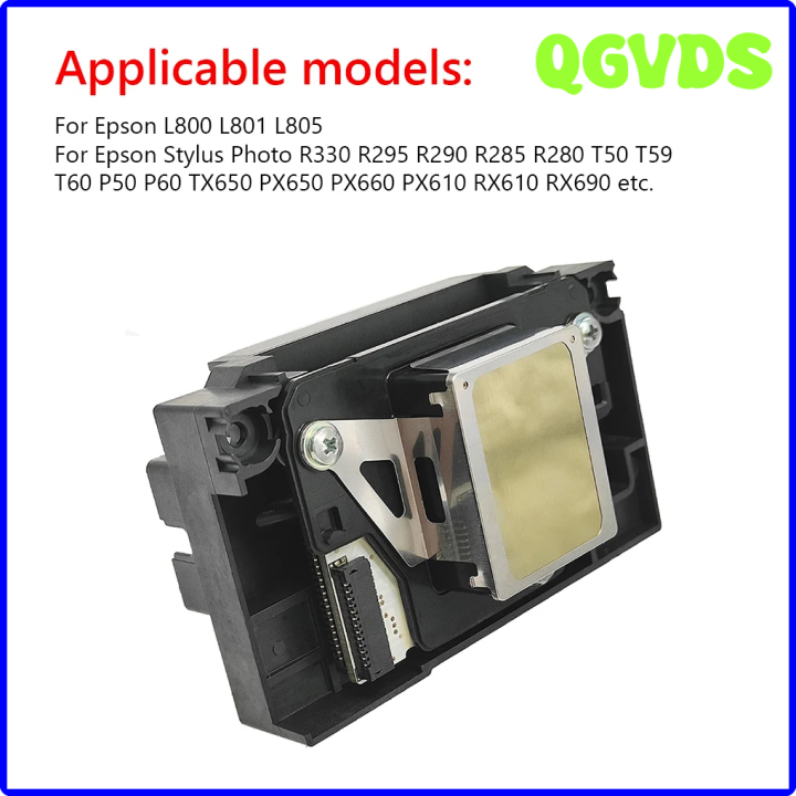 QGVDS L1800 Printhead Print Head for Epson L801 L800 L805 L810 L850 ...