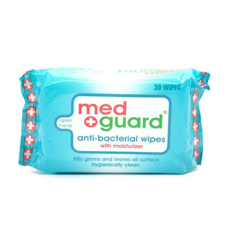 MED GUARD Anti Bacterial Wipes 30 wipes | Lazada PH