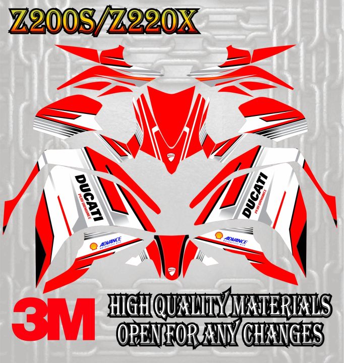 Motorstar Z200s/explorer 200/Motorstar z200ii full body decals | Lazada PH