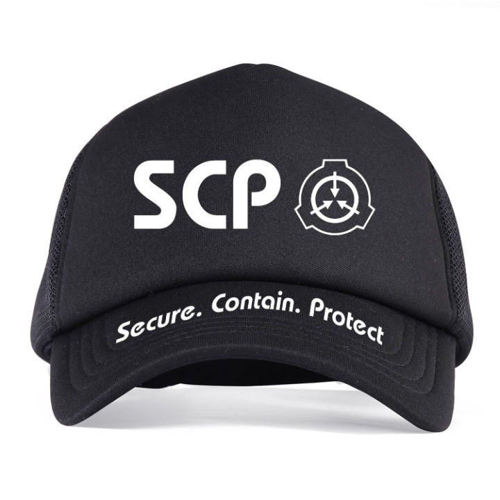 SCP Foundation Hat cartoon Cap secondary sun visor baseball caps for ...