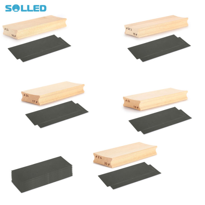 Two-Way Radius Sanding Block For Fret Leveling Fingerboard Guitar ...