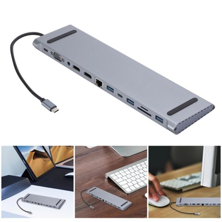 USB C HUB Bộ chuyển đổi cho laptop, Loại C Dongle với cổng 4K, Khe đọc ...