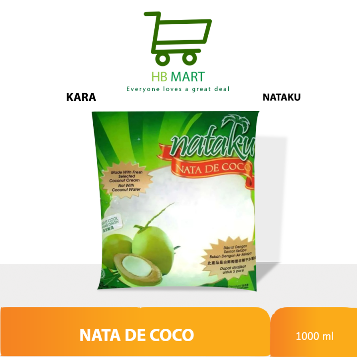 NATA DE COCO NATAKU PLAIN SMALL BLOCK SLICE 1000 1 kg / NATA 1KG | Lazada Indonesia