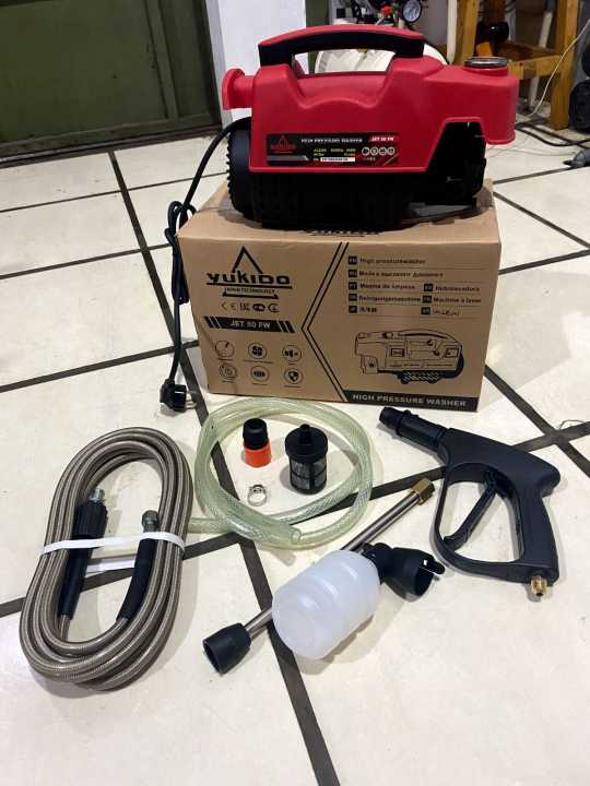 YUKIDO Mesin Steam Jet Cleaner High Pressure atau Mesin Cuci Mobil Motor Jet 80 FW DAN CORDLLES ...