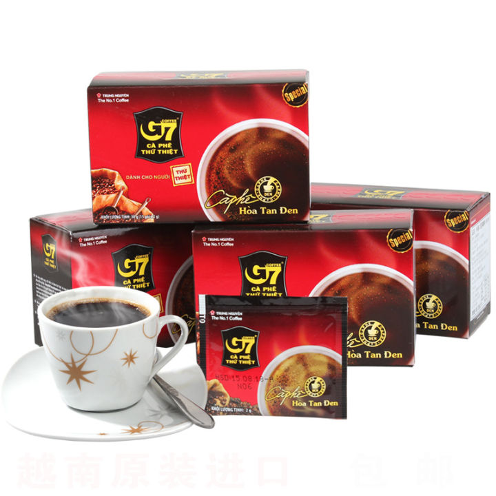 Imported Vietnam G7 coffee Central Plains G7 pure black coffee powder ...