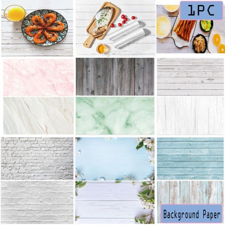 THTRHWTH Waterproof Backdrops Printing Wood Photo Studio Marble ...