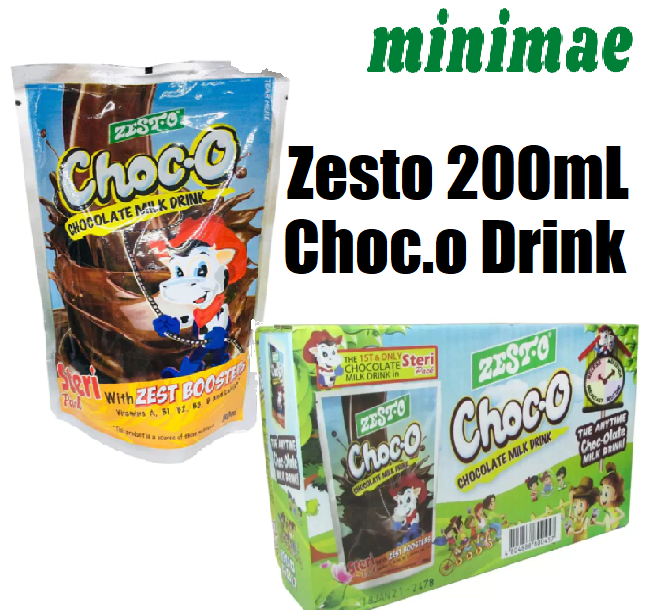 minimae Zest-o Choc-o Drink 200mLX10pcs | Lazada PH