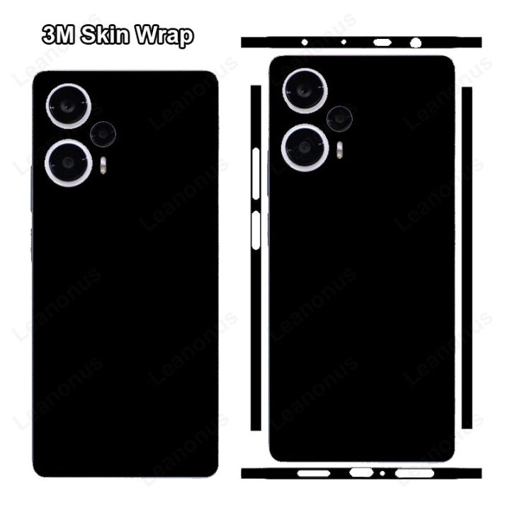 Plain Color Decal Skin Xiaomi POCO F5 Pro / F5 Back Screen Protector ...