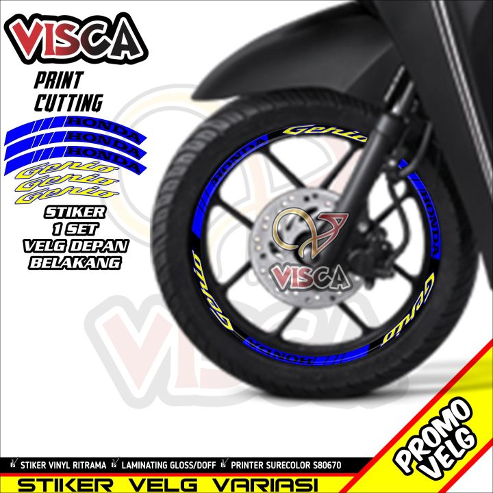Stiker Velg List Velg Motor Stiker Velg Genio 0002 | Lazada Indonesia