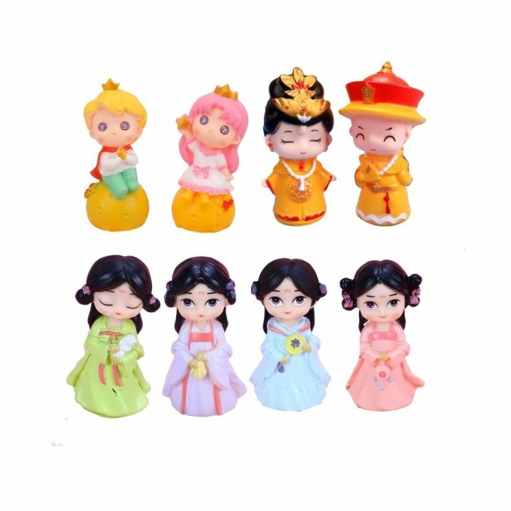 Palace members Cake Decoration Emperor Prince Princess Queen dolls ...