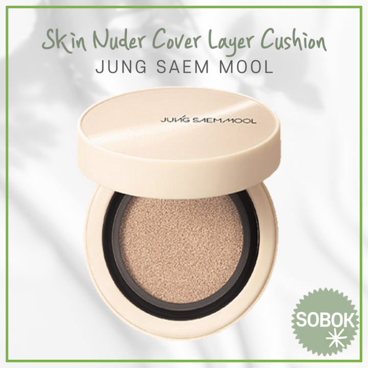 [JUNG SAEM MOOL] Skin Nuder Cover Layer Cushion SPF 50+ PA+++/Long Wear Foundation Cushion | Lazada