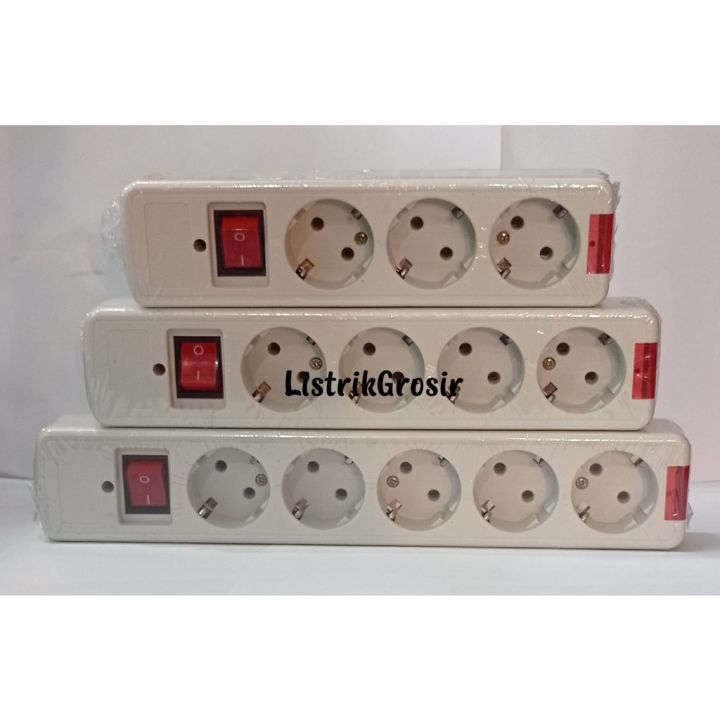 Terminal + Saklar Stop Kontak Saklar Lubang 3 4 5 StopKontak Zwilling ...