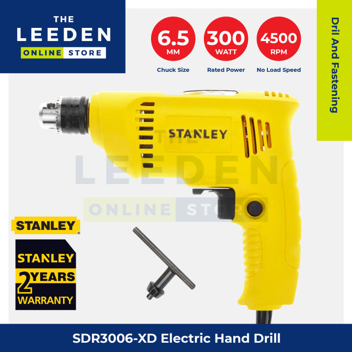 STANLEY SDR3006-XD 6.5mm Electric Hand Drill 300W by Leeden Online ...