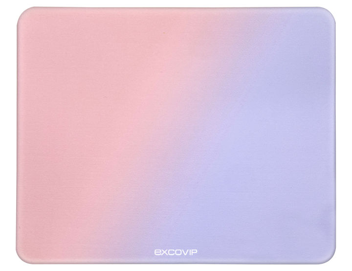 Excovip แผ่นรองเมาส์แบบมีที่วางข้อมือเย็บขอบกันลื่นแล็ปท็อปที่เรียบง่าย ...