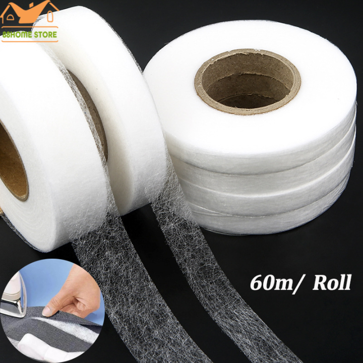 【88HomeStore】60m Double-sided Non-woven Adhesive Cloth Adhesive Hem ...