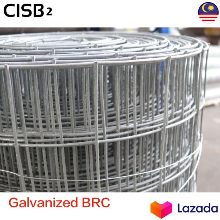 4Ft Galvanized BRC Welded Iron Wire Mesh Netting (Dawai BRC Jaring ...