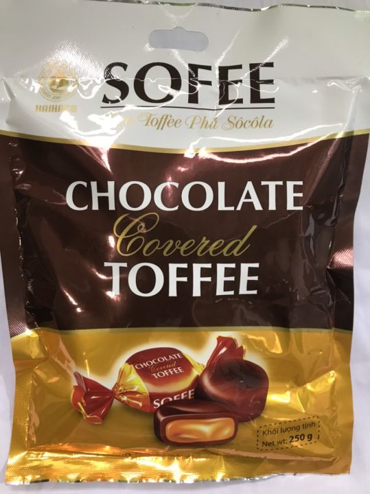 Kẹo Sofee Toffee Phủ SôCôla gói 250g Chocolate Covered | Lazada Việt Nam