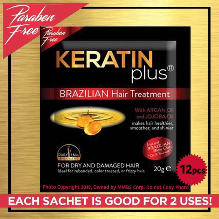 Keratin Plus Brazilian Hair Treatment in Sachet 12 Pieces | Lazada PH