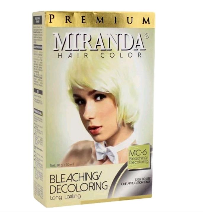 Miranda Premium Hair Color Original 100% BPOM MC - 6 Bleaching - Cat ...