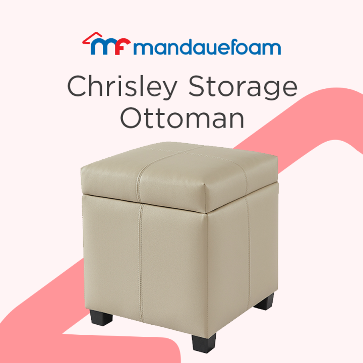 Mandaue Foam Chrisley Storage Ottoman | Lazada PH