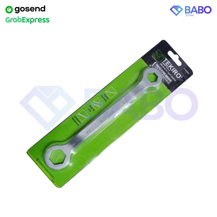 Kunci Blok Bengkok Mesin Motor 10inch 17x24 Tekiro Engine Block Wrench ...