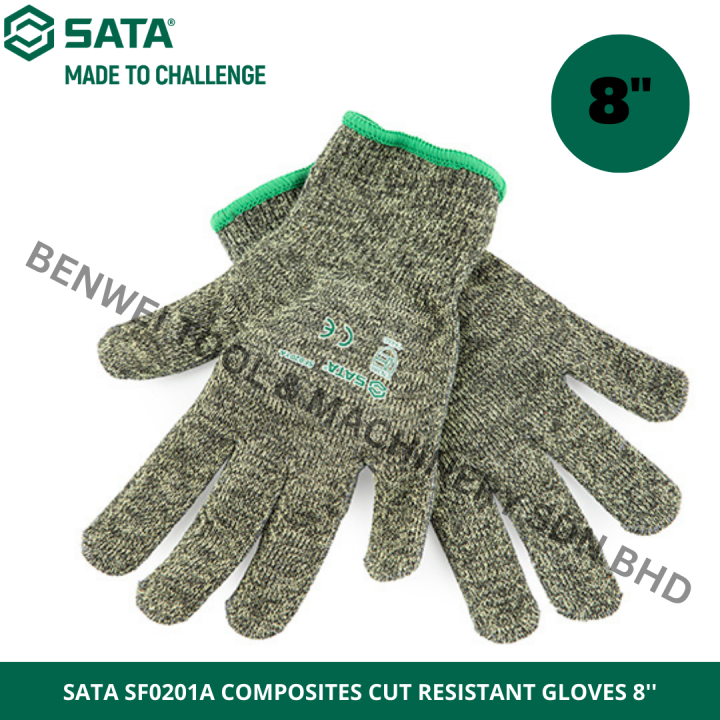 SATA SF0201A COMPOSITES CUT RESISTANT GLOVES 8'' / CUT RESISTANT GLOVES ...