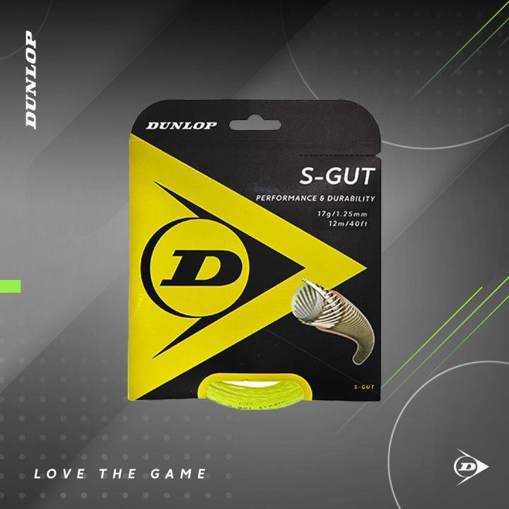 Dunlop Tennis String S-Gut Yellow 17g | Lazada PH