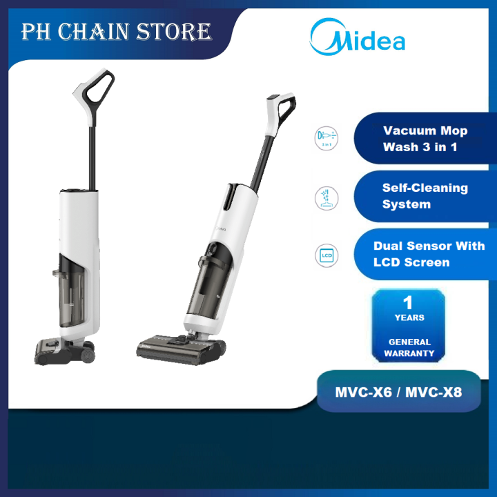 Midea MVC-X6 MVC-X8 Floor Cleaner 3 in 1 / Wet & Dry Vacuum Cleaner ...