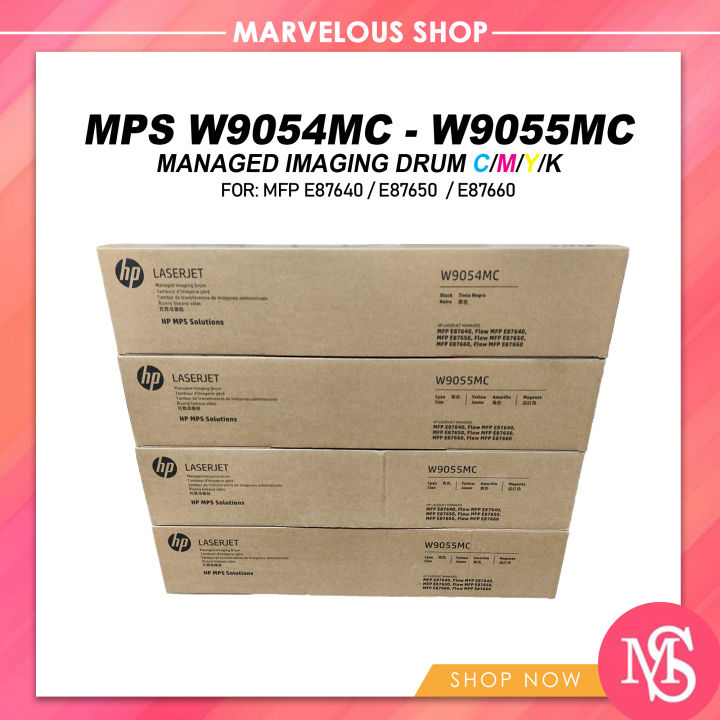 MPS SOLUTION W9054MC BLACK & W9055MC CMY MANAGED IMAGING DRUM | Lazada PH