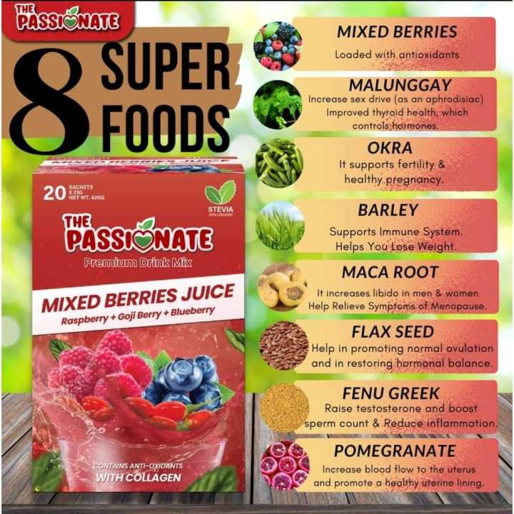 The Passionate Mixed Berries Juice (For Fertility, Pregnancy and ...