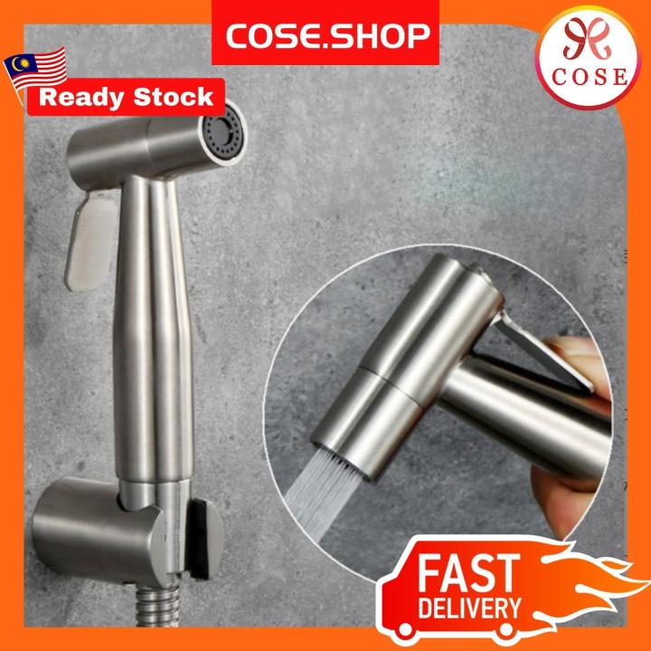 COSE 304 Stainless Steel Toilet Bidet Spray Set High Pressure Hand ...
