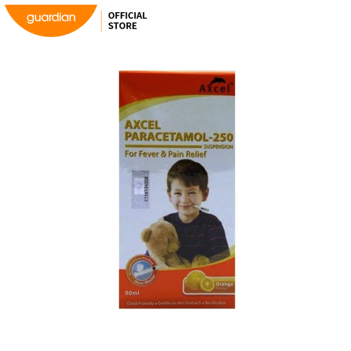 Axcel Paracetamol 250 Suspension 90Ml | Lazada