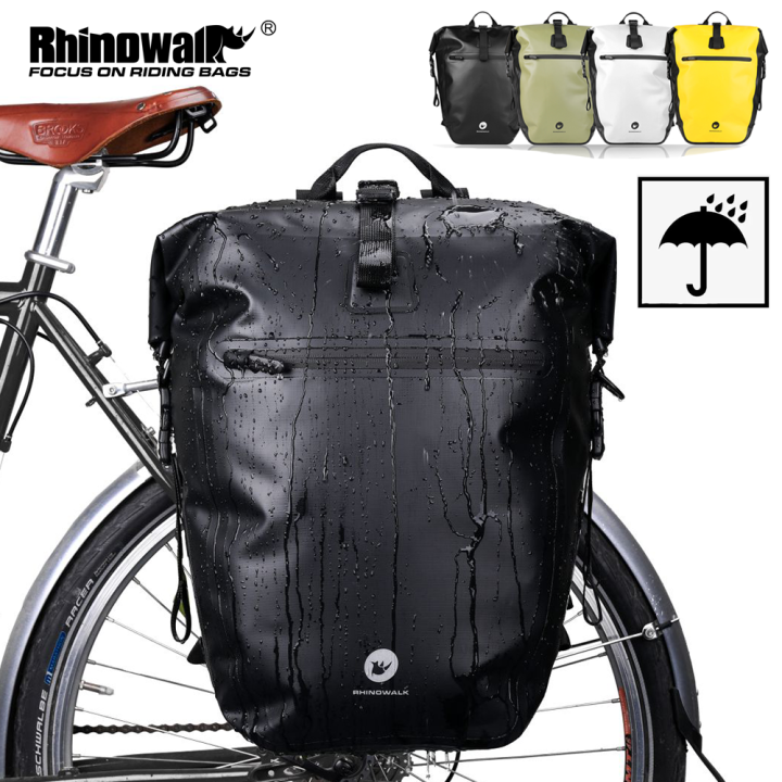 Rhinowalk Bike Pannier Bag 27L Waterproof Bicycle Bag&Pannier Cycling ...