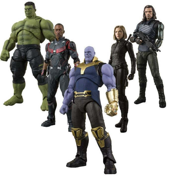 Marvel Legends Figure Avengers Toy Spiderman Iron Man MK-85 Thanos Hulk ...