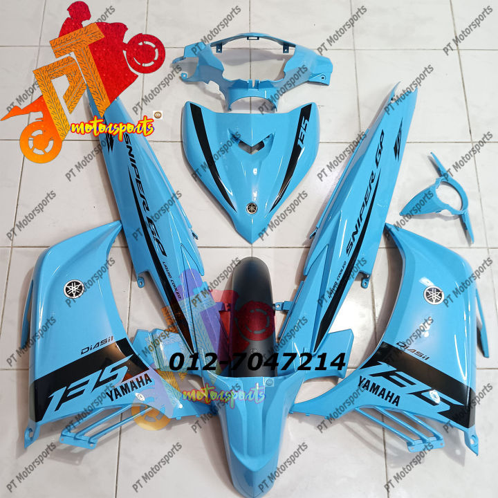 Yamaha LC 135 Cover Set Sky Blue Cerah Exciter Sniper Gp Transparent ...