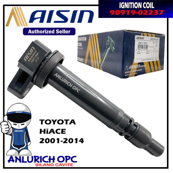 AISIN IGNITION COIL Toyota HiAce 2001-2014 ESCT-0081 / 90919-02237 ...