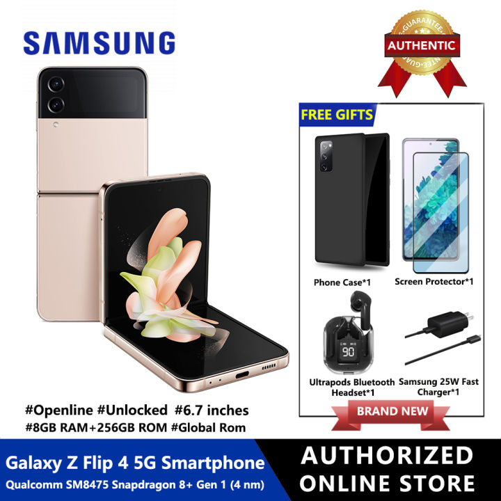 Samsung Galaxy Z Flip 4 Cell Phone 8gb Ram 256gb Rom Single Sim Sm